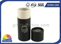 China Curl / Disc Closure Custom Brand Logo Paper Tube Containers For Retail Packaging for sale