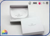 China White Color Customized Printed Logo Luxury Paper Gift Box Matte Lamination for sale