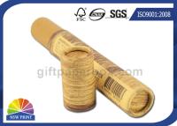 China 3 Piece Telescopic Cylinder Kraft Paper Packaging Tube With Paper Cap Eco - Friendly for sale