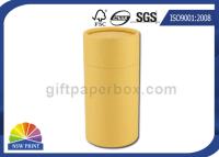 China Brown Kraft Paper Packaging Tube Cylindrical Gift Box Container Biodegradable for sale