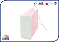 China 190gsm Coated Gloss Lamination Paper Gift Bag With Nylon Ropes Custom Dimension for sale