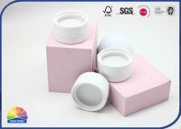 China False Eyelashes Cosmetics Paper Packaging Tube Luxury White Customized Size for sale