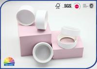 China False Eyelashes Cosmetics Paper Packaging Tube Luxury White Customized Size for sale