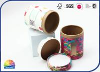 China Die Cut Printed Customized Size Paper Packaging Tube Eco Friendly for sale