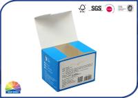 China Auto Button Lock Folding Carton Box Medical Care Tampon Lotion Shipping Boxes for sale