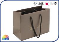 China Knot Cotton Handles Paper Shopping Bags For Belt Gift Packaging for sale