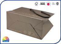 China Knot Cotton Handles Paper Shopping Bags For Belt Gift Packaging for sale