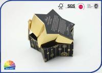 China Star Designed 300g Folding Gold Card Carton Boxes Customized Logo Matte Varnishing for sale