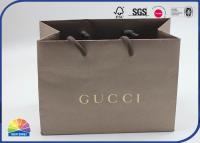 China Nylon Handle 350g Coated Paper Shopping Bags Matte Lamination Customized Logo for sale
