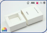 China Matte White Folding Carton Box Sleeve Drawer Packaging For Solid Perfume for sale