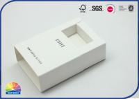 China Matte White Folding Carton Box Sleeve Drawer Packaging For Solid Perfume for sale