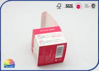 China Pink Customized Folding Carton Box 4c Printed Coated Paper Packaging for sale