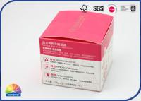 China Pink Customized Folding Carton Box 4c Printed Coated Paper Packaging for sale