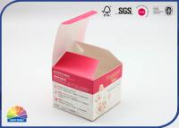 China Pink Customized Folding Carton Box 4c Printed Coated Paper Packaging for sale