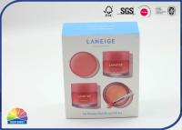 China Blue Eco Friendly Coated Paper Fold Cosmetics Box For Lipstick Matte Lamination for sale