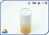 China Cosmetic Paper Tube Packaging With Flocking EVA Foam Round Gift Box for sale