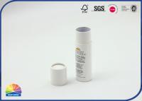 China Customized Logo Matte Lamination 4C Printed Paper Packaging Tube Embossing for sale