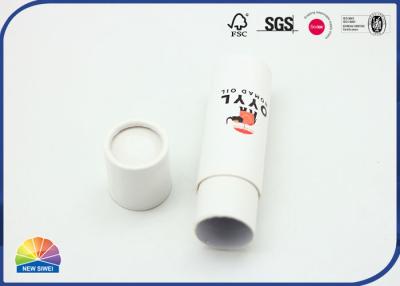 China Customized Logo Matte Lamination 4C Printed Paper Packaging Tube Embossing for sale
