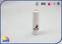 China Customized Logo Matte Lamination 4C Printed Paper Packaging Tube Embossing for sale