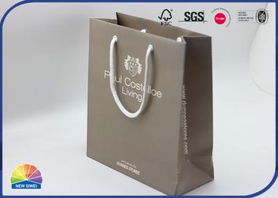 China Customized 350g Coated Paper Shopping Bags Matte Lamination With Handle for sale