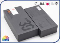 China Matte Black Corrugated Packaging Box Enviromental Friendly Boxes For 3C Accessories Packing for sale