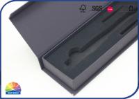 China Black Color Hinged Lid Gift Box For Men Pack Outdoor Gears With Black EVA Foam for sale