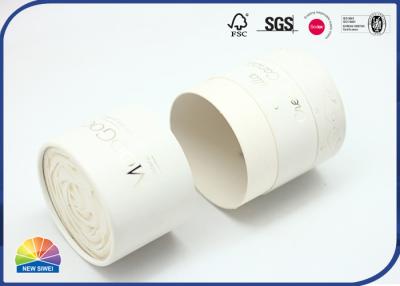 China 3 Pieces Paper Packaging Tube Hot Silver Stamping Logo For Set Makeup Glitter Powder for sale