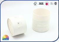 China 3 Pieces Paper Packaging Tube Hot Silver Stamping Logo For Set Makeup Glitter Powder for sale