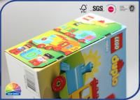 China Colorful Corrugated Packaging Box UV Logo For Lego Packing F-Flute for sale