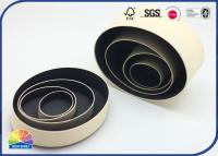 China Cream-Coloured Paper Packaging Tube Oval Shape For Handmade Soap for sale