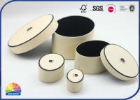 China Cream-Coloured Paper Packaging Tube Oval Shape For Handmade Soap for sale