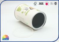 China Aluminum Foil Lining Composite Paper Tube With Plastic Cap For Jackfruit Jerky for sale