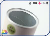 China Aluminum Foil Lining Composite Paper Tube With Plastic Cap For Jackfruit Jerky for sale