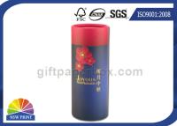 China Retail Packaging Round Paper Cylinder Containers For Candle / Soap / Bath Bomb for sale