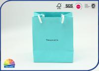 China Embossing Matte Lamination Special Reusable Paper Bag Customized Logo With Handle for sale
