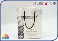 China 250gsm Customized Logo Coated Paper Gift Shopping Bags Matt Lamination for sale