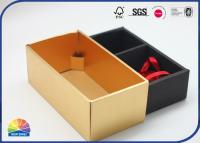 China Luxury Golden Paper Cardboard Corrugated Packaging Box With E Flutes for sale