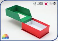 China Christmas Gift Packaging Hinged Lid Gift Box For Handmade Candles Green Color for sale
