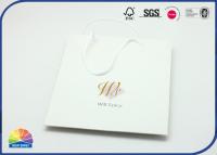 China Eco Friendly 4C Print Customized Size Paper Gift Bag With Nylon Handle for sale