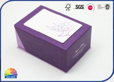 China 4C Print Hinged Lid Gift Box With Plastic Insert For Small Handmade Soaps for sale