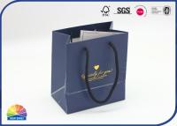 China Custom Small Paper Gift Bag Hot Stamping For Souvenir Little Cakes Packing for sale