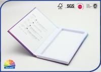 China EVA Foam Hinged Lid Gift Box For Music CD Photo Album Brochure Packaging for sale