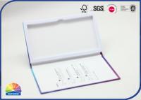 China EVA Foam Hinged Lid Gift Box For Music CD Photo Album Brochure Packaging for sale