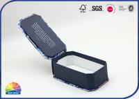 China Crystal Bracelet Luxury Packaging Hinged Lid Gift Box With UV Logo for sale