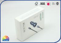 China Customized Size Eco Friendly Folding Coated Paper Box Car Charger Set for sale