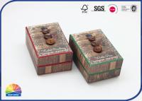 China Snow Man Soap Rigid Shoulder Box With Button Matte Lamination for sale