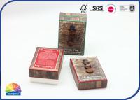 China Snow Man Soap Rigid Shoulder Box With Button Matte Lamination for sale
