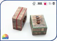 China Snow Man Soap Rigid Shoulder Box With Button Matte Lamination for sale