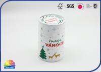 China 4c Print Custom Size Paper Packaging Tube Eco Friendly Candle Printing Packing for sale