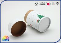 China 4c Print Custom Size Paper Packaging Tube Eco Friendly Candle Printing Packing for sale